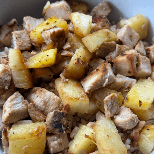 Pineapple Chicken Rice Bowl - Swaggy Eats