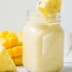 High-Protein Pineapple Smoothie Recipe | Easy 4 Ingredients